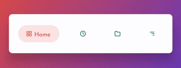 BubbleTabBar | BubbleTabBar is a bottom navigation bar with ...